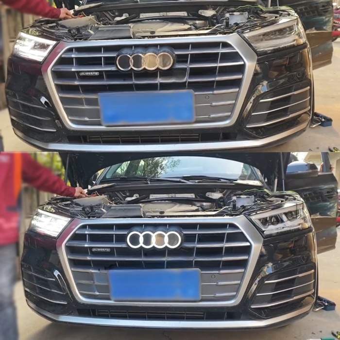 Audi S Models LED Emblem with Dynamic Effect|LEDCarEmblem