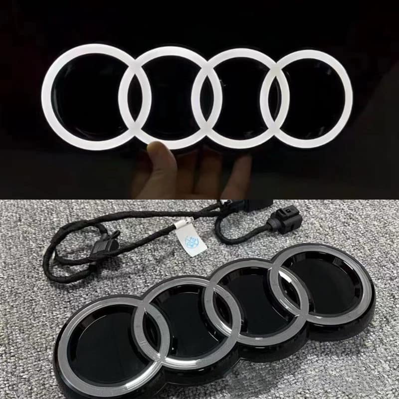 Audi Q8 LED Emblem with Dynamic Effect|LEDCarEmblem