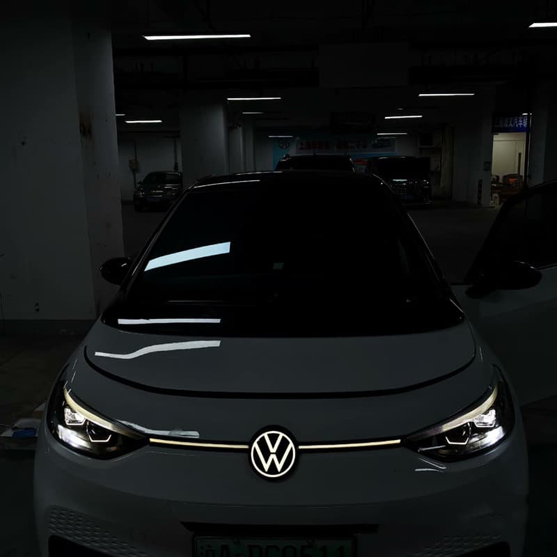 VW ID3 illuminated Logo and LED Stripes|LEDCarEmblem