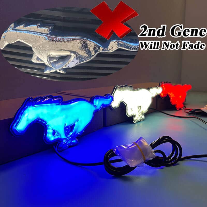 Ford Mustang Light up Emblem|LEDCarEmblem