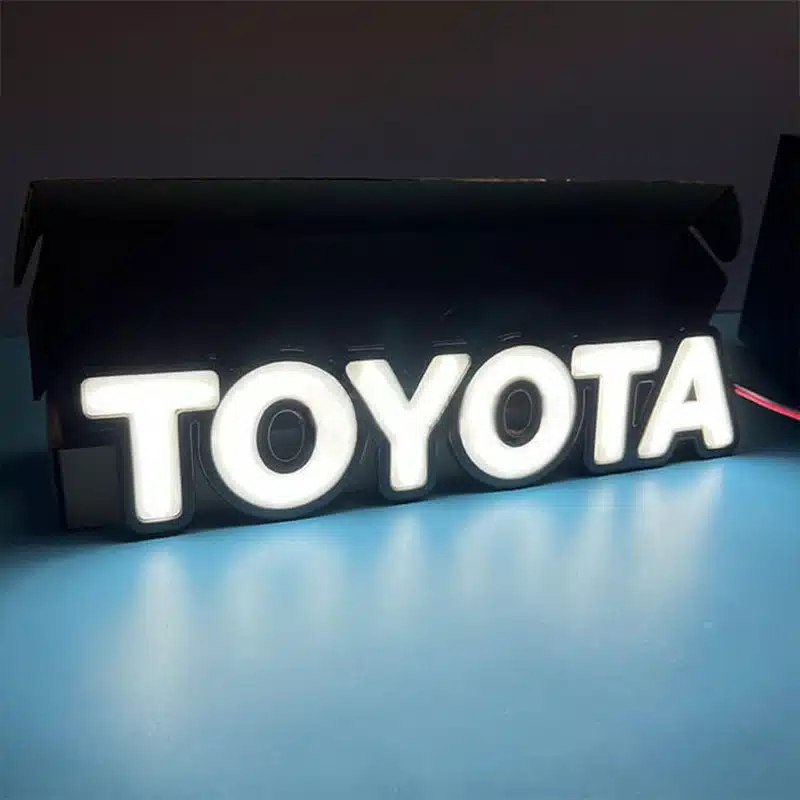 Dynamic LED Toyota Grill Letters |LEDCarEmblem