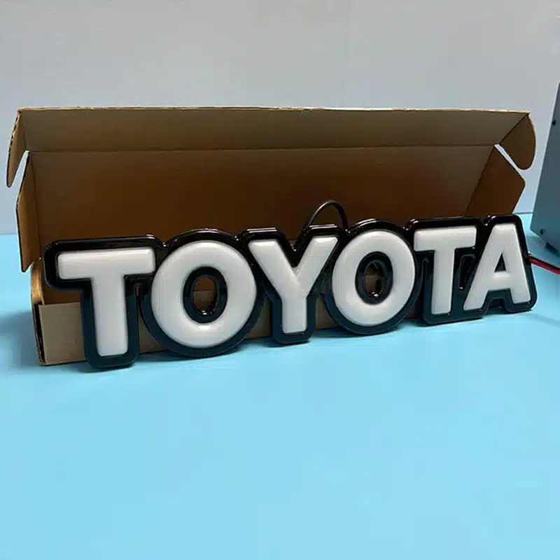 Dynamic LED Toyota Grill Letters |LEDCarEmblem