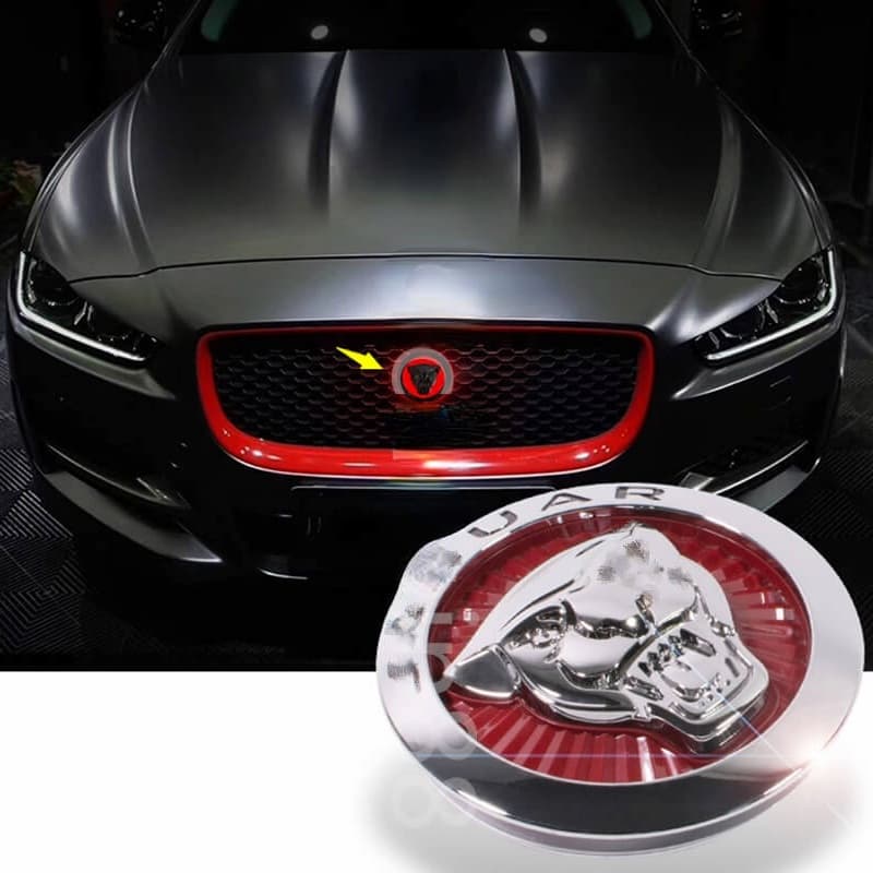 Jaguar XF Front Grille Growler LED Emblem - LEDCarEmblem
